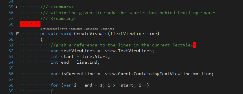 Trailing Space Flagger Visual Studio Marketplace